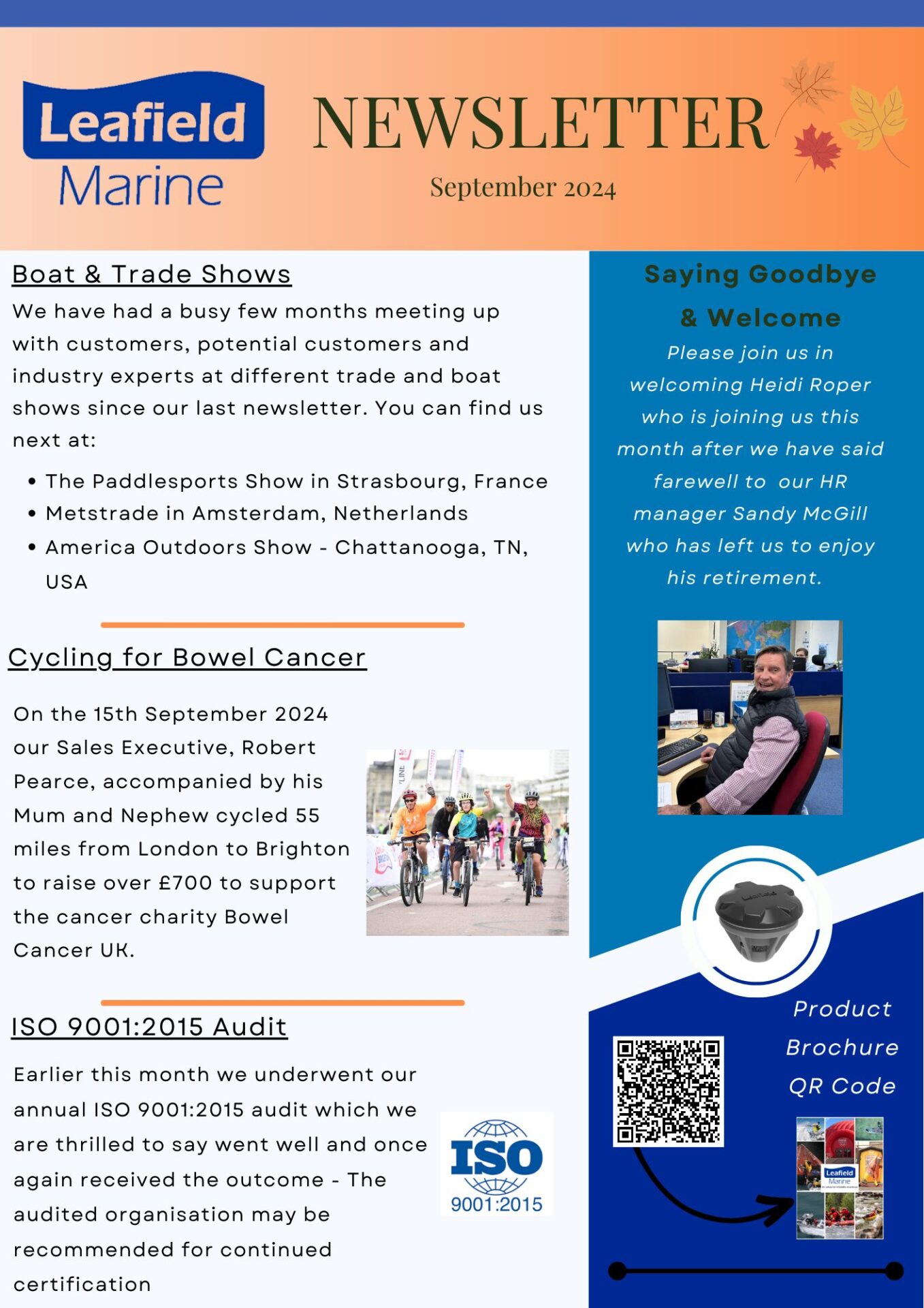 Leafield Marine September Newsletter - Leafield Marine